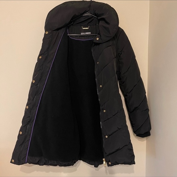 Steve Madden | Jackets & Coats | Steve Madden Womens Long Chevron ...